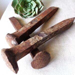 Vintage Railroad Spikes, Old Antique, Set of 3 - Etsy