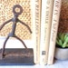 Vintage Metal Sculpture Welded Iron Stick Figure - Etsy