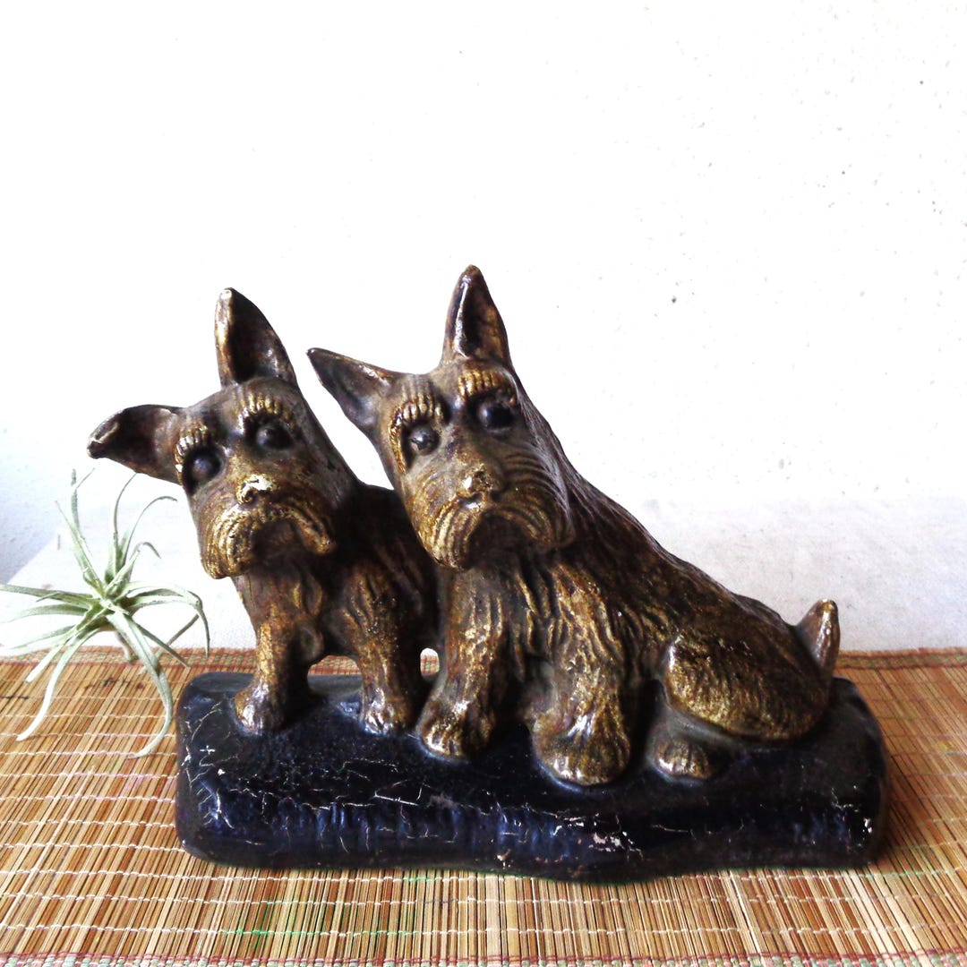 Vintage Dog Door Stop, Scottish Terrier - Etsy