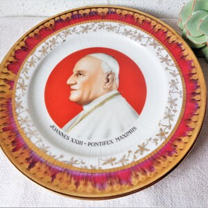 Vintage Pope John Ceramic Plate Hutschenreuther Porcelain - Etsy