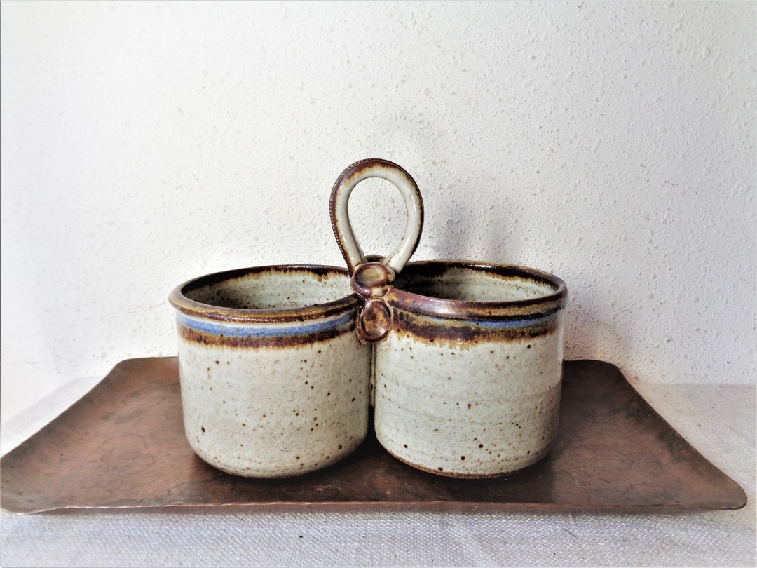 Vintage Studio Pottery Condiment Dish Otagiri Style Horizon Stoneware ...
