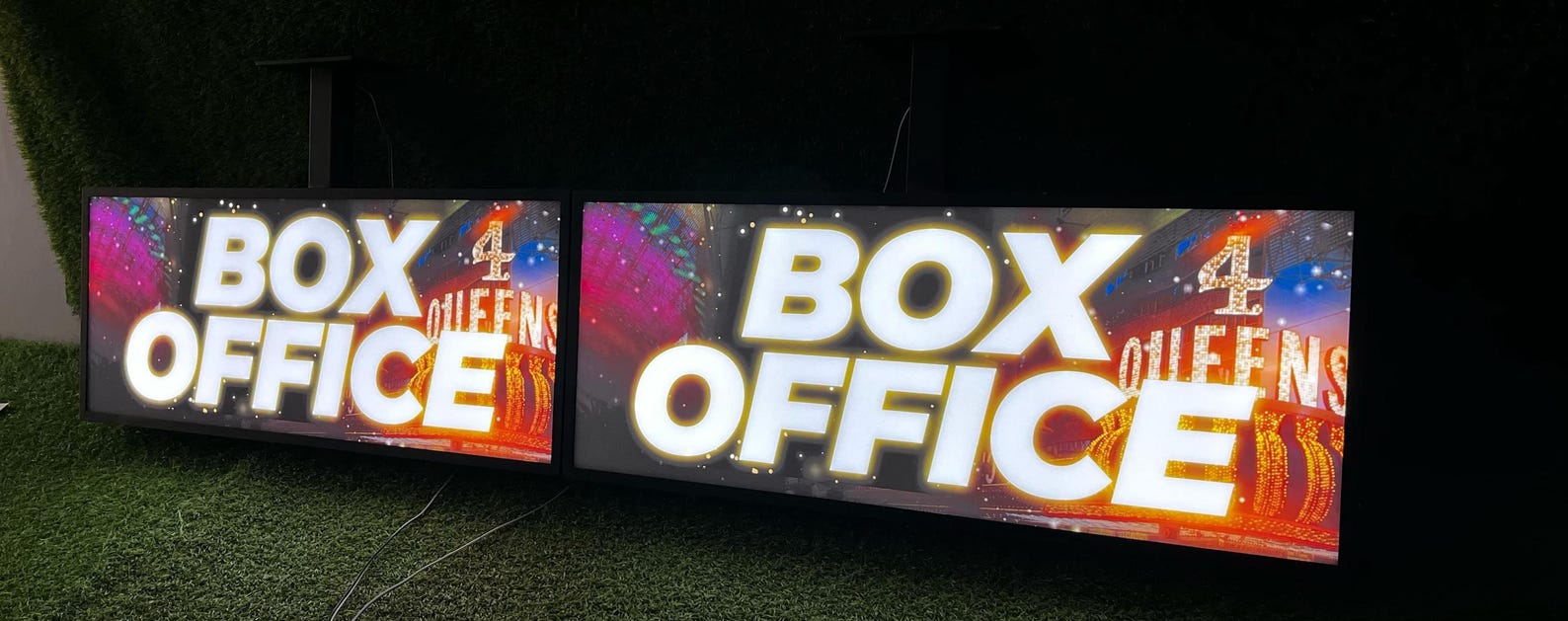 Custom Hanging LED Light Box, Double Sided Business Logo Sign - Etsy