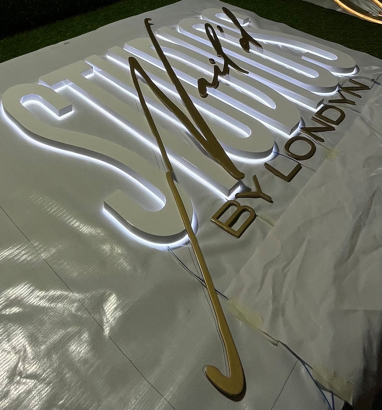 Custom Outdoor Sign, 3D Backlit Sign, Custom Business Logo, Metal ...