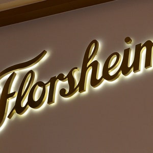 Custom Business Sign, Back Lit Logo Sign, Bakery Sign, 3D Sign for ...