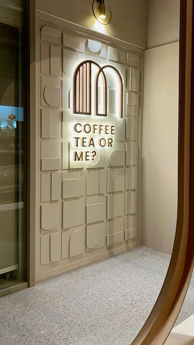 3D LED Sign, Metal Logo Sign, Reception Signs, 3D Backlit Sign, Sign ...