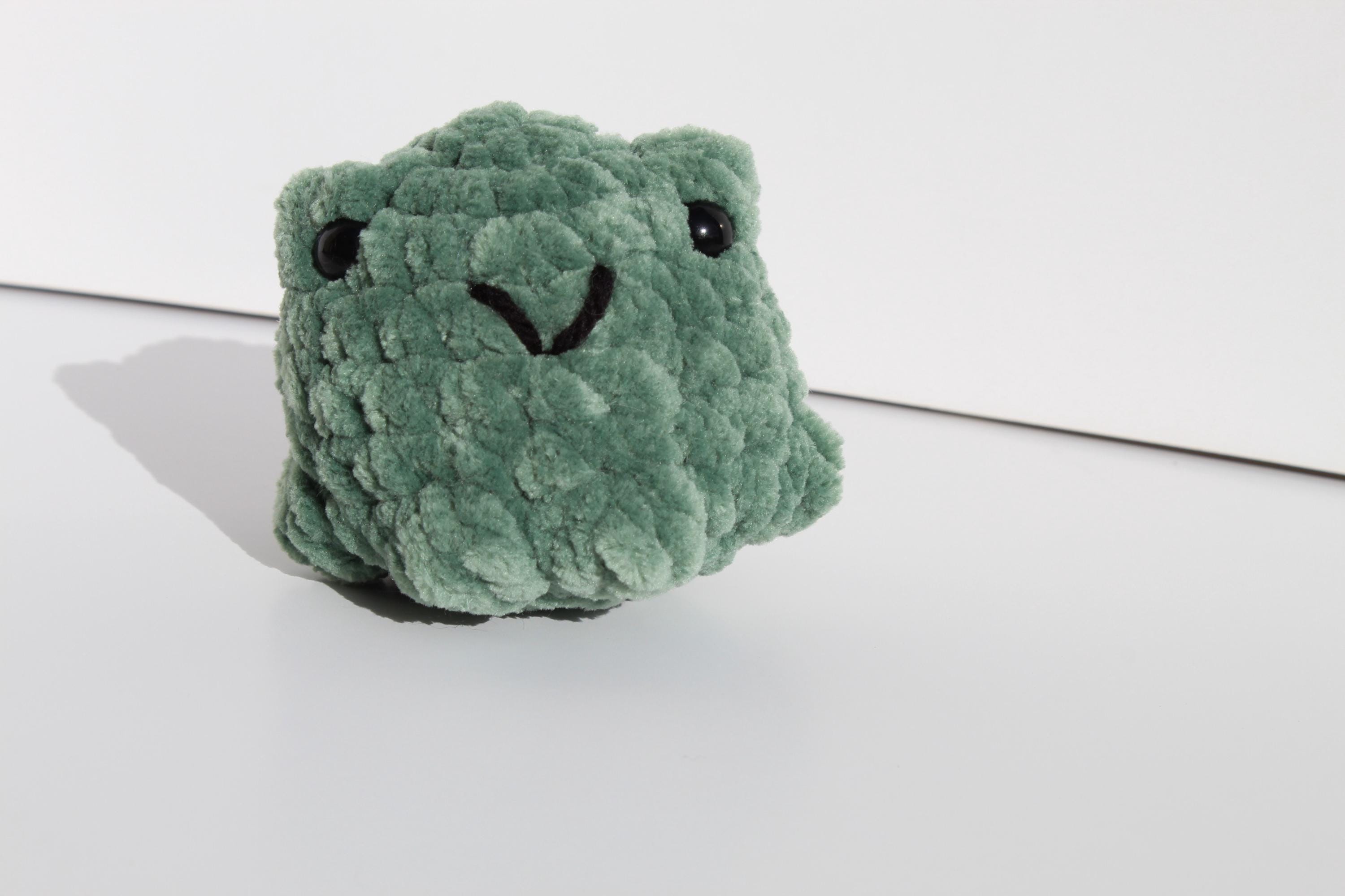 Froggle the Frog, Handmade, Crochet Animal, Stuffed Animal, Frog, Toad ...