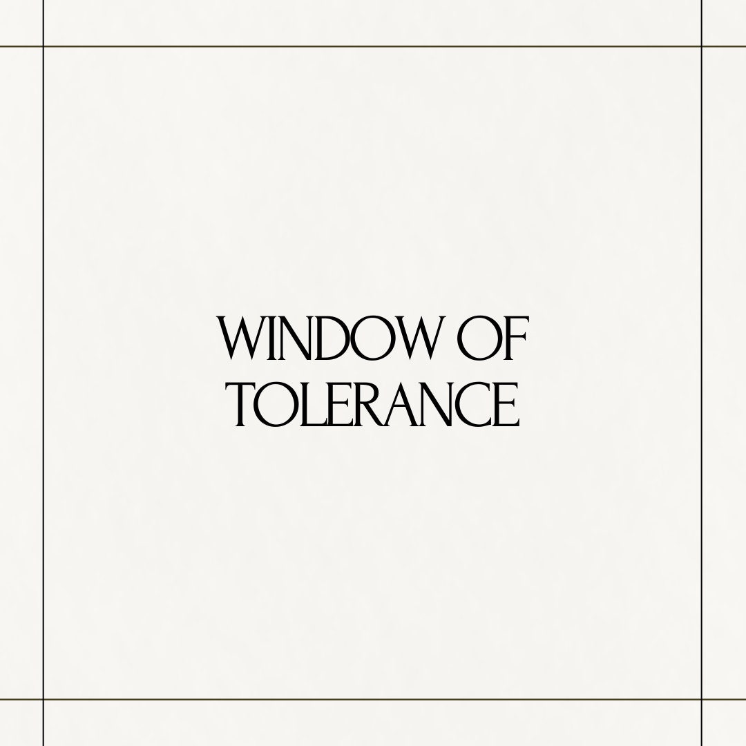 Window of Tolerance Worksheet - Etsy