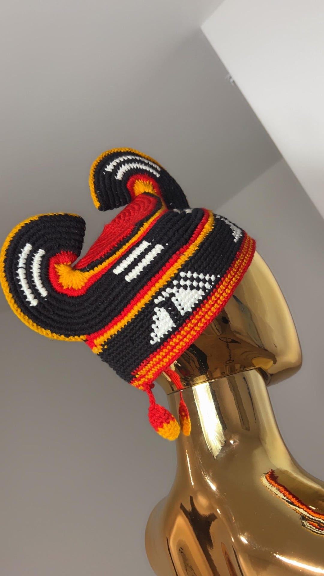 Authentic Threaded Grassfield Caps From Cameroon | Toghu Caps ...