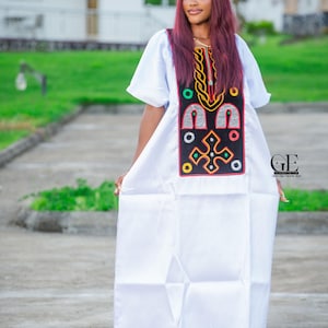 Classy Cameroon Embroidery Dress| Toghu/grasfield Bubu| African ...
