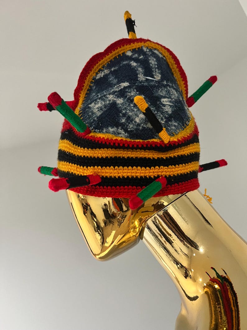 Authentic Threaded Grassfield Caps From Cameroon | Toghu Caps ...