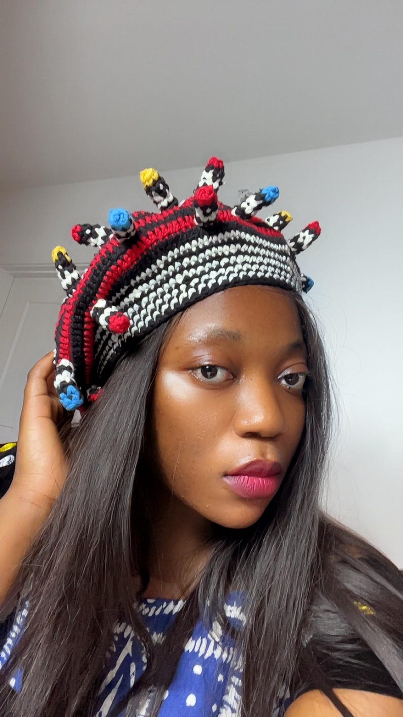 Authentic Threaded Grassfield Caps From Cameroon | Toghu Caps ...
