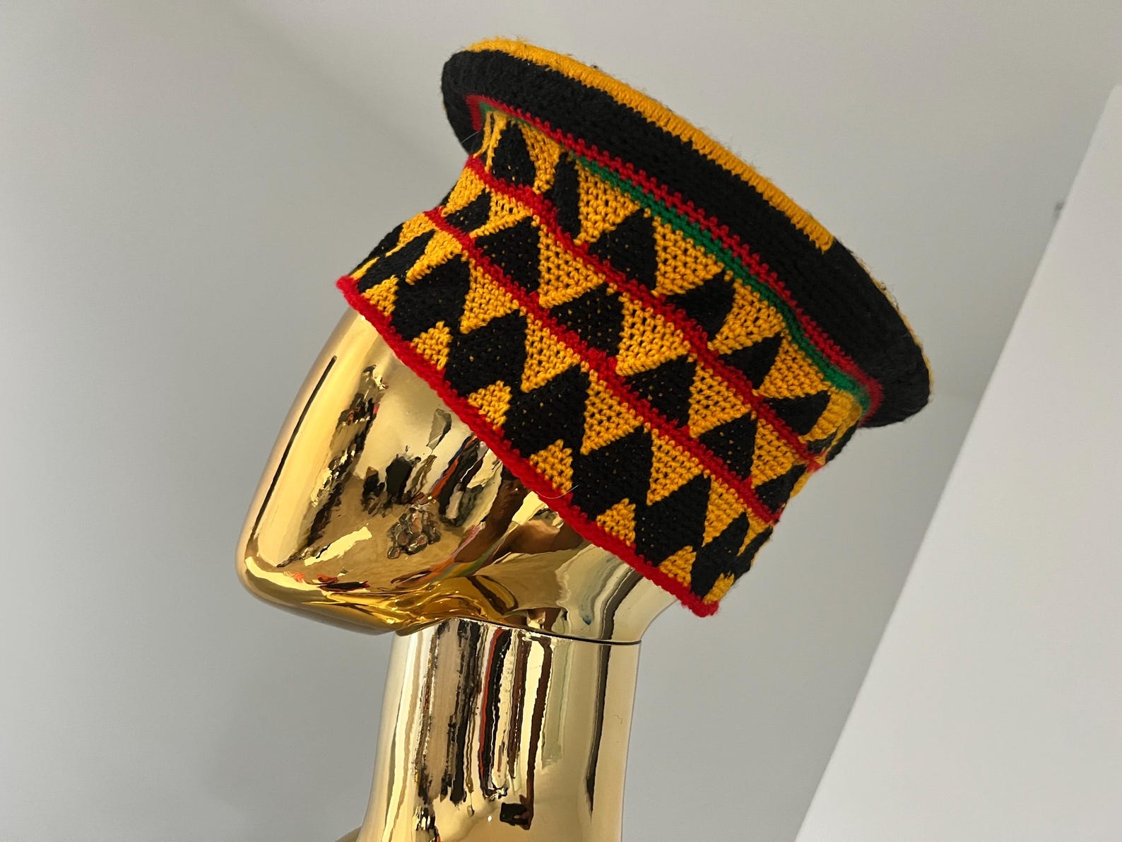 Authentic Threaded Grassfield Caps From Cameroon | Toghu Caps ...