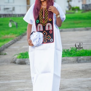 Classy Cameroon Embroidery Dress| Toghu/grasfield Bubu| African ...