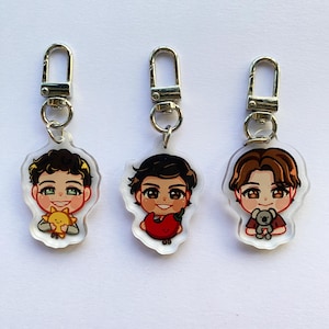 Lando Norris Oscar Piastri Carlos Sainz X Jellycat Arcylic Keychain ...