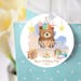 Autumn Round Favor Tag Template | Thanksgiving Favor Tags Template ...