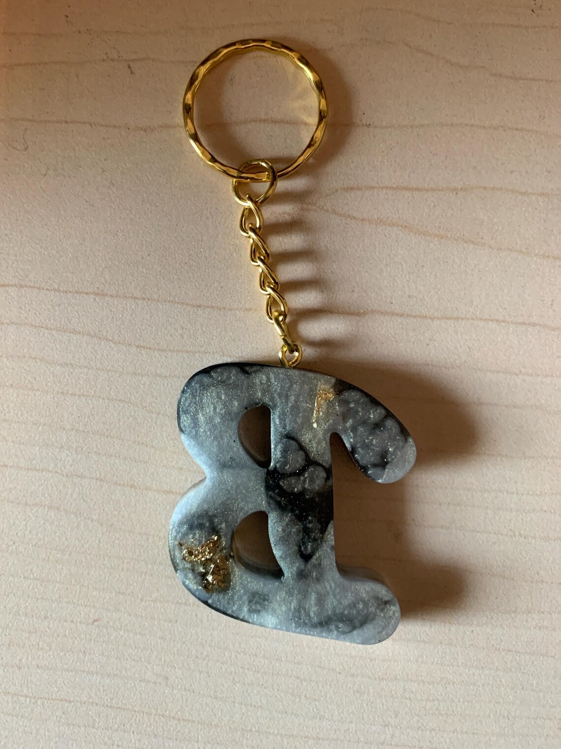 Letter B Keychain - Etsy