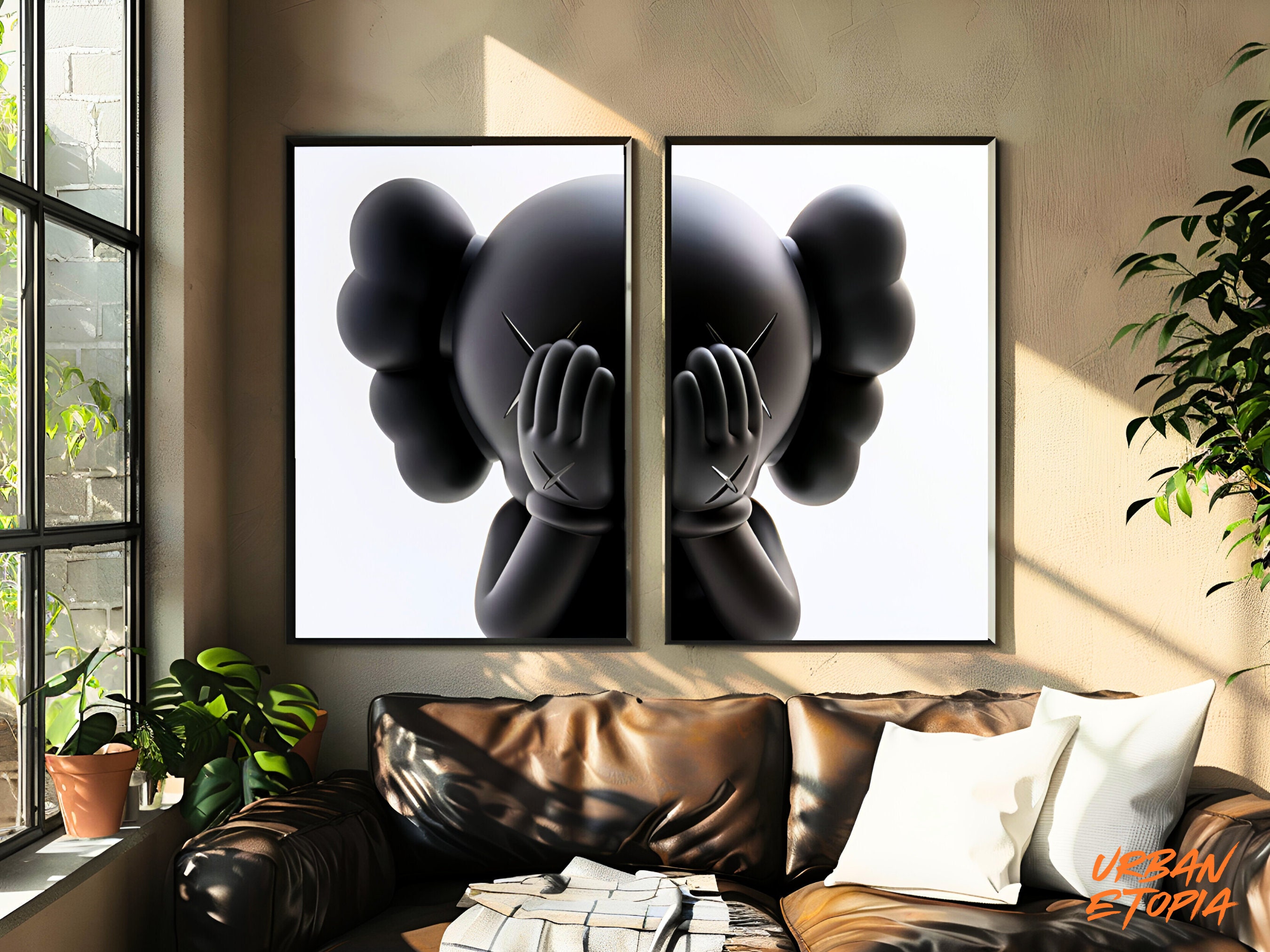 Unique Pop Kaws Collage Poster Digital Download for 2 Prints Instant ...