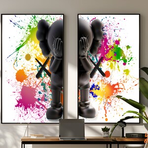KAWS Street Art Collage for Hypebeast Fans - Digital Download for 2 ...