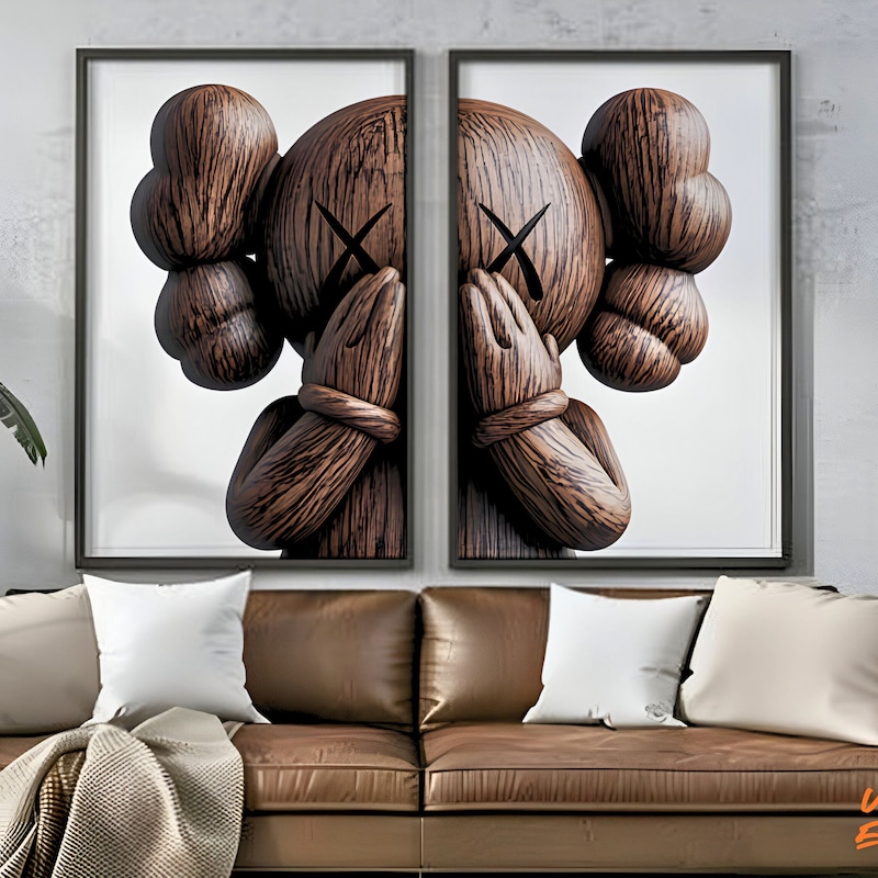 Graffiti Sculpture Kaws - Etsy