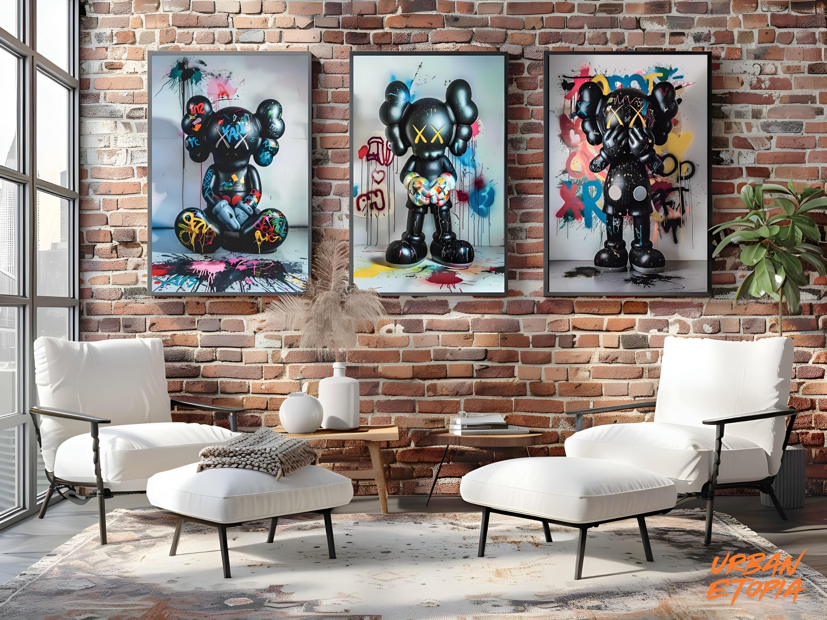 Kaws Graffiti Poster Set: Hypebeast Art Prints (digital Download) - Etsy