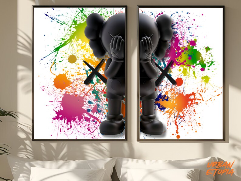 KAWS Street Art Collage for Hypebeast Fans Digital Download for 2 ...