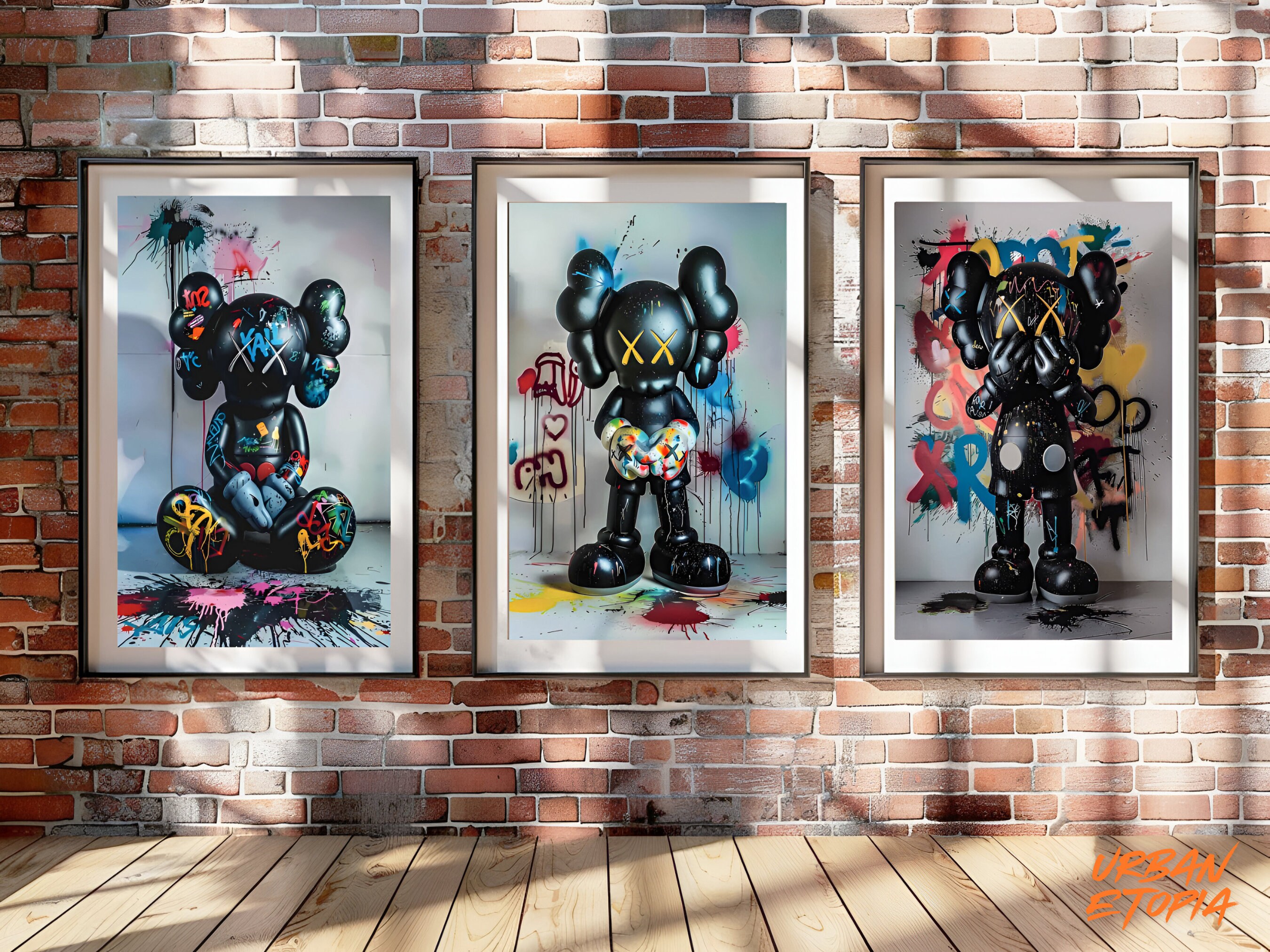 Kaws Graffiti Poster Set: Hypebeast Art Prints (digital Download) - Etsy