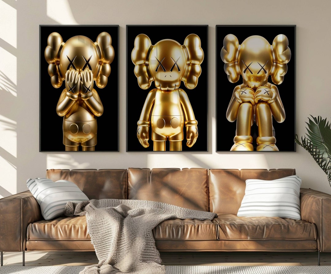 Golden Hypebeast Poster Set of 4, Buy 3 Get 1 Absolutely FREE- Gold ...