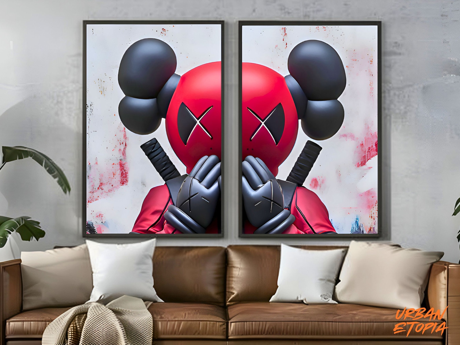 Must-have Kaws Superhero Collage Poster Set - Digital Download for 2 ...