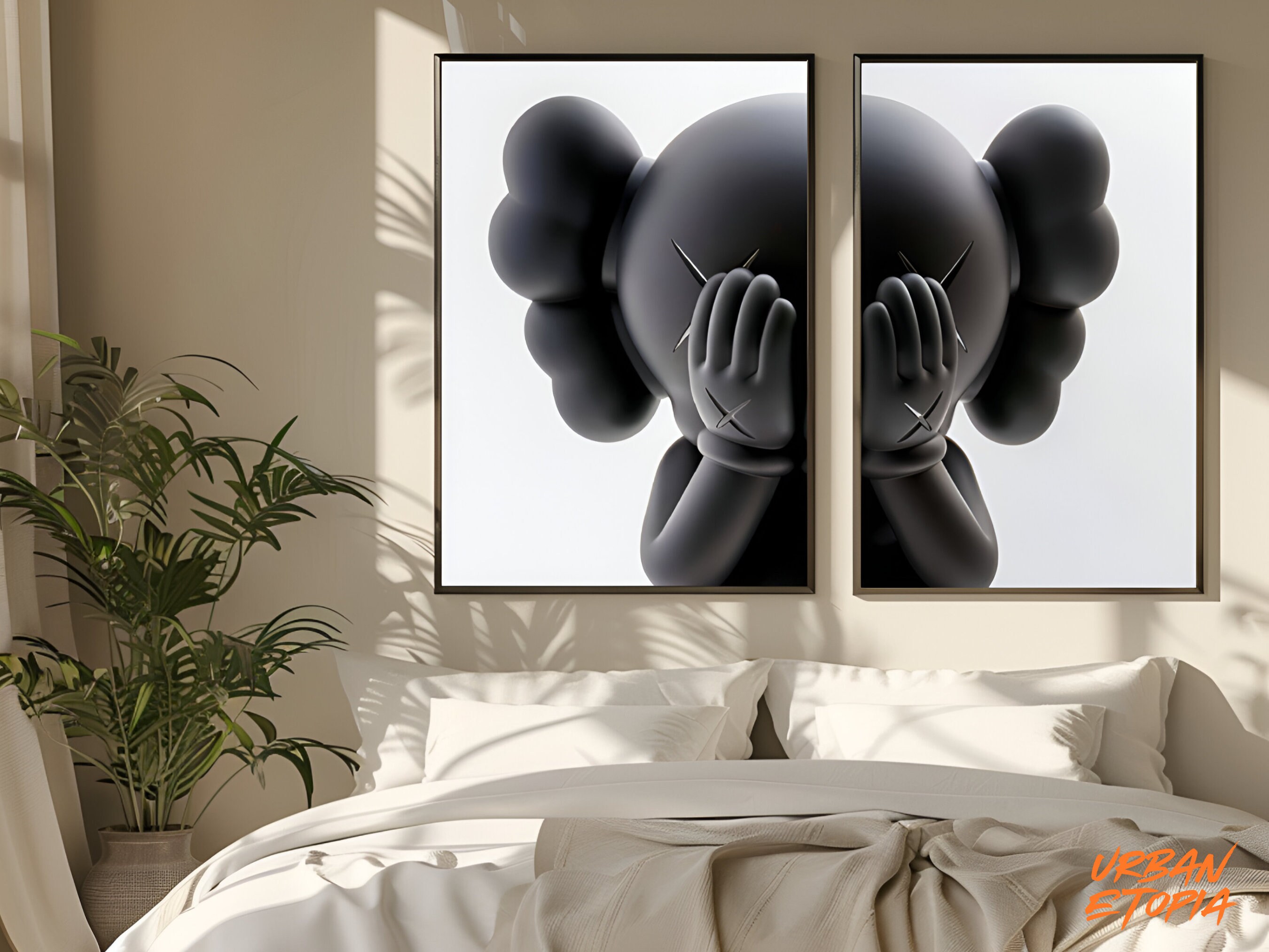 Unique Pop Kaws Collage Poster Digital Download for 2 Prints Instant ...