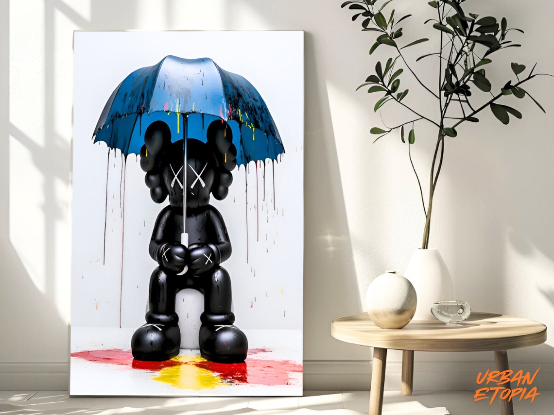 Colorful Graffiti KAWS Poster Instant Digital Download Print Unique ...