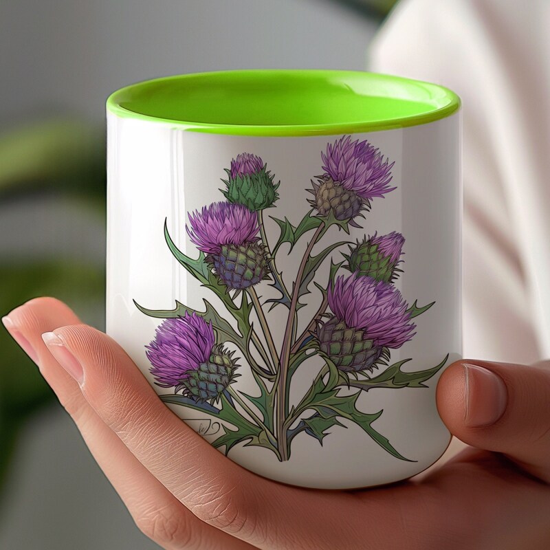 Thistle Tea Cup - Etsy