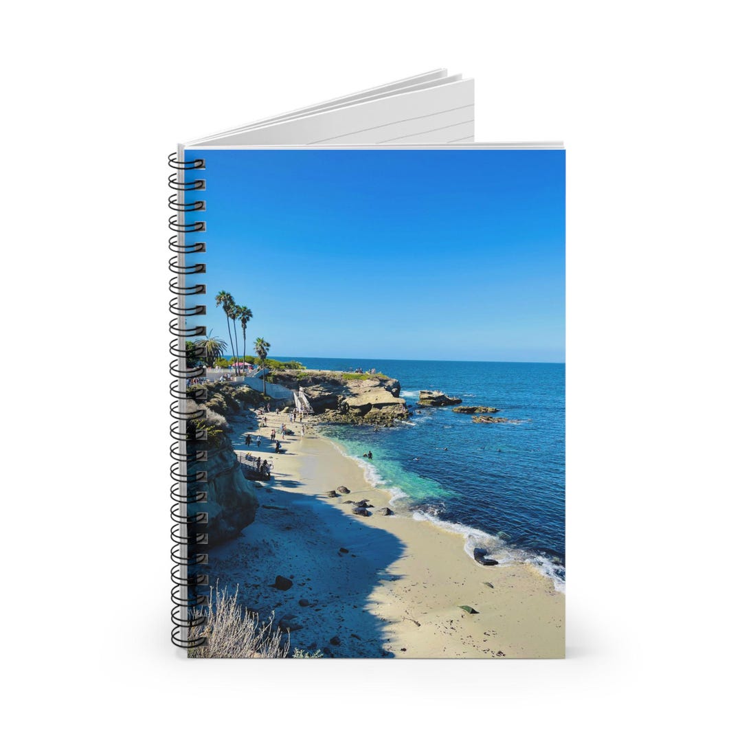 La Jolla Cove Spiral Notebook - Perfect for Beach Lovers, Travel ...