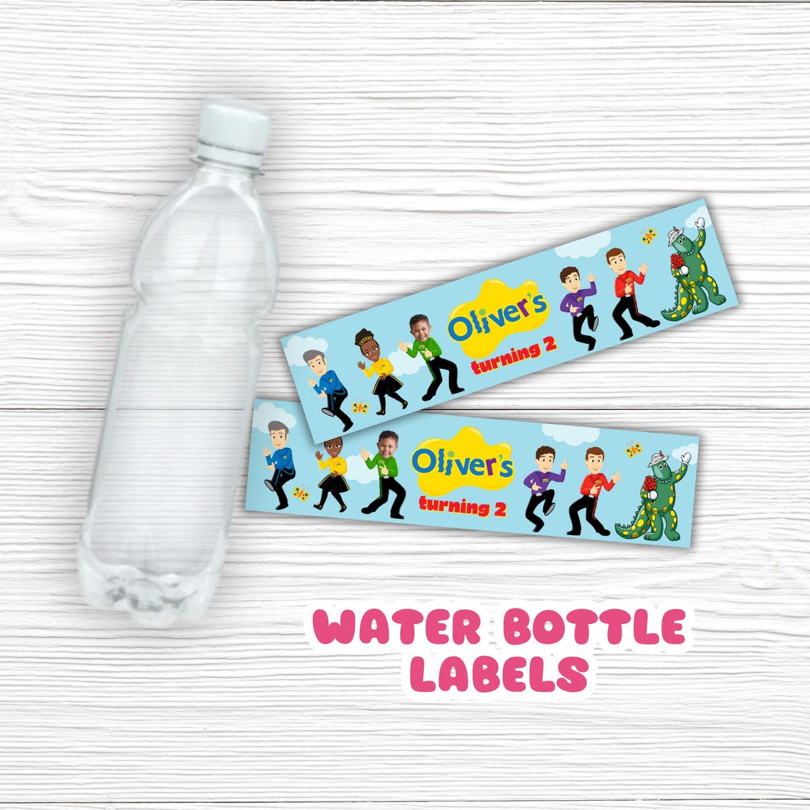 The Wiggles Printable Party Set - Welcome Sign, Cupcake Toppers, Bottle ...