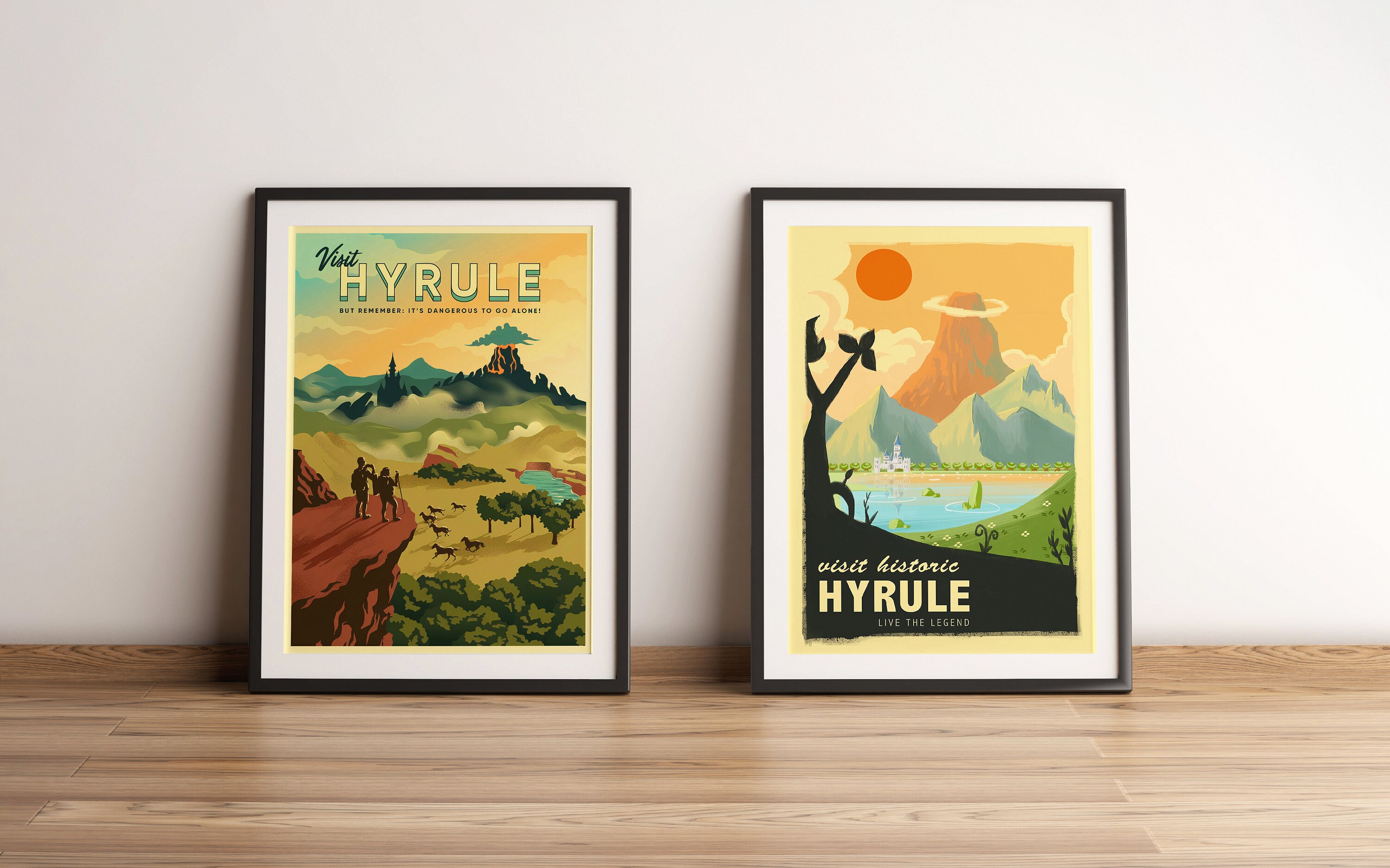 Zelda Game Art Zelda Hyrule Digital Legendary Hyrule Digital Poster for ...