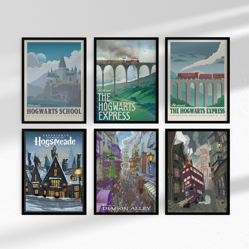 Harry potter posters - Etsy