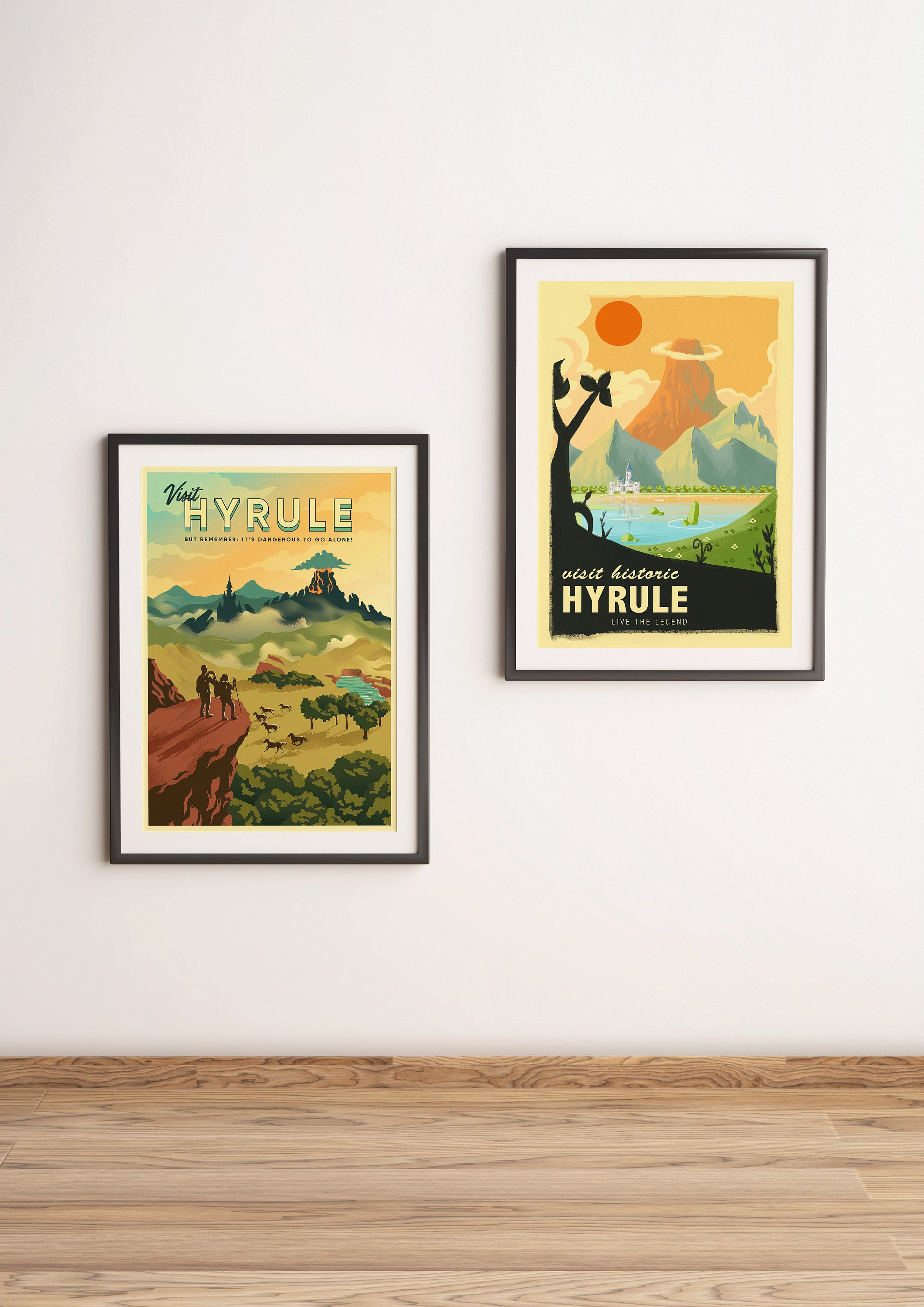 Zelda Game Art Zelda Hyrule Digital Legendary Hyrule Digital Poster for ...