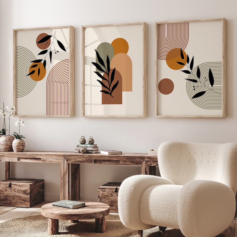 Modern Botanical Art - Etsy