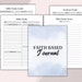 Printable Faith Based Journal, Prayer Journal Digital, Planner Template ...