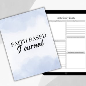 Printable Faith Based Journal, Prayer Journal Digital, Planner Template ...