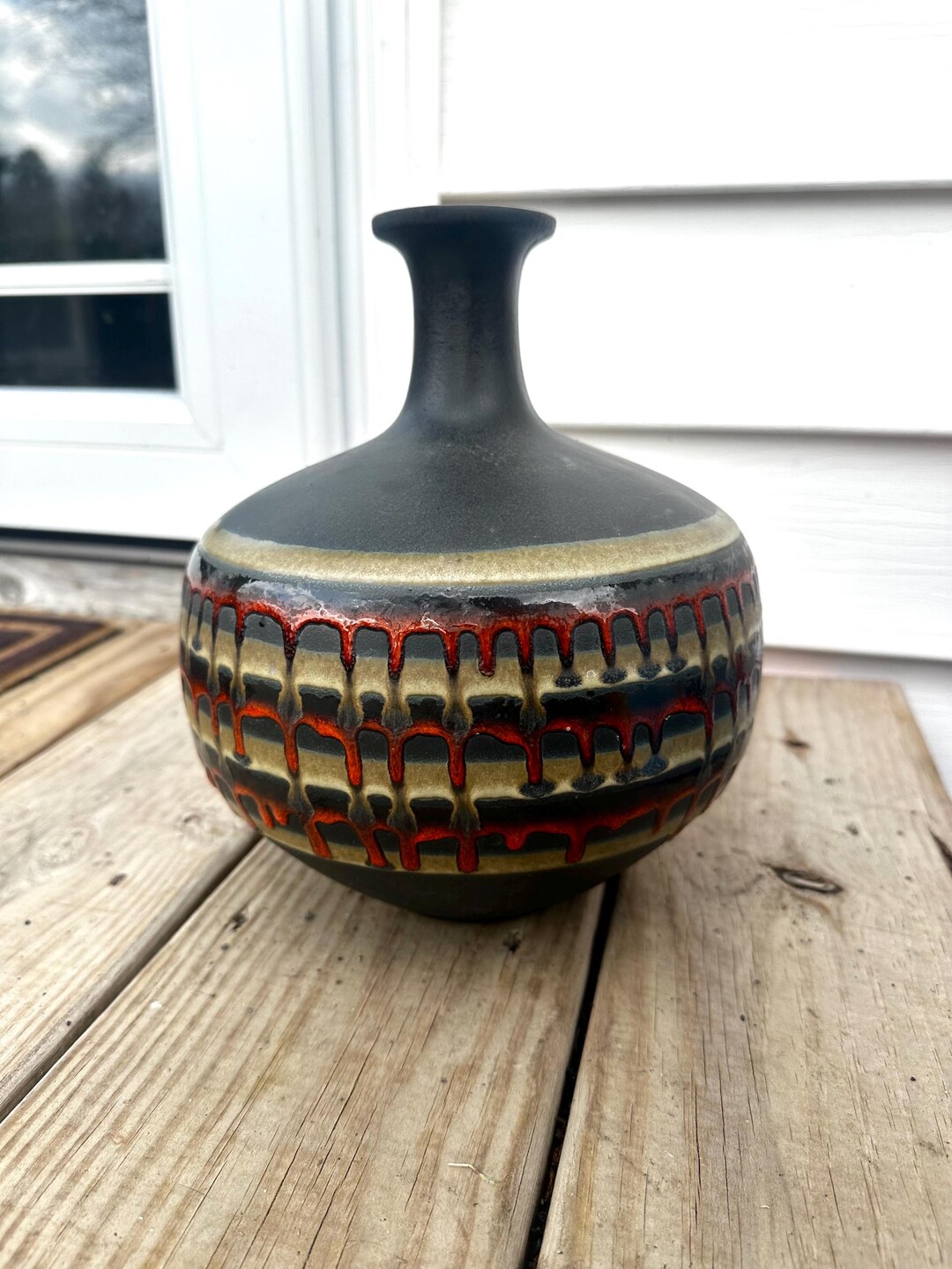 Vintage Haeger Pottery Vase, Midcentury Modern Ceramic, MCM Scultpure ...