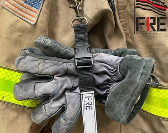 Leather Firefighter Glove Strap - Etsy