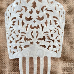 Faux Tortoise Shell Turtle Shell Vintage Inspired Victorian Comb - Etsy