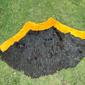 Hawaiian Feather Cloak Authentic Hand Sewn Royal Polynesian Feather ...