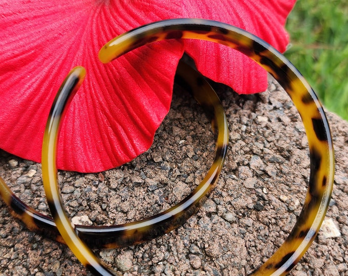 Polynesian Samoan Faux Turtle Shell Bangle - Etsy UK