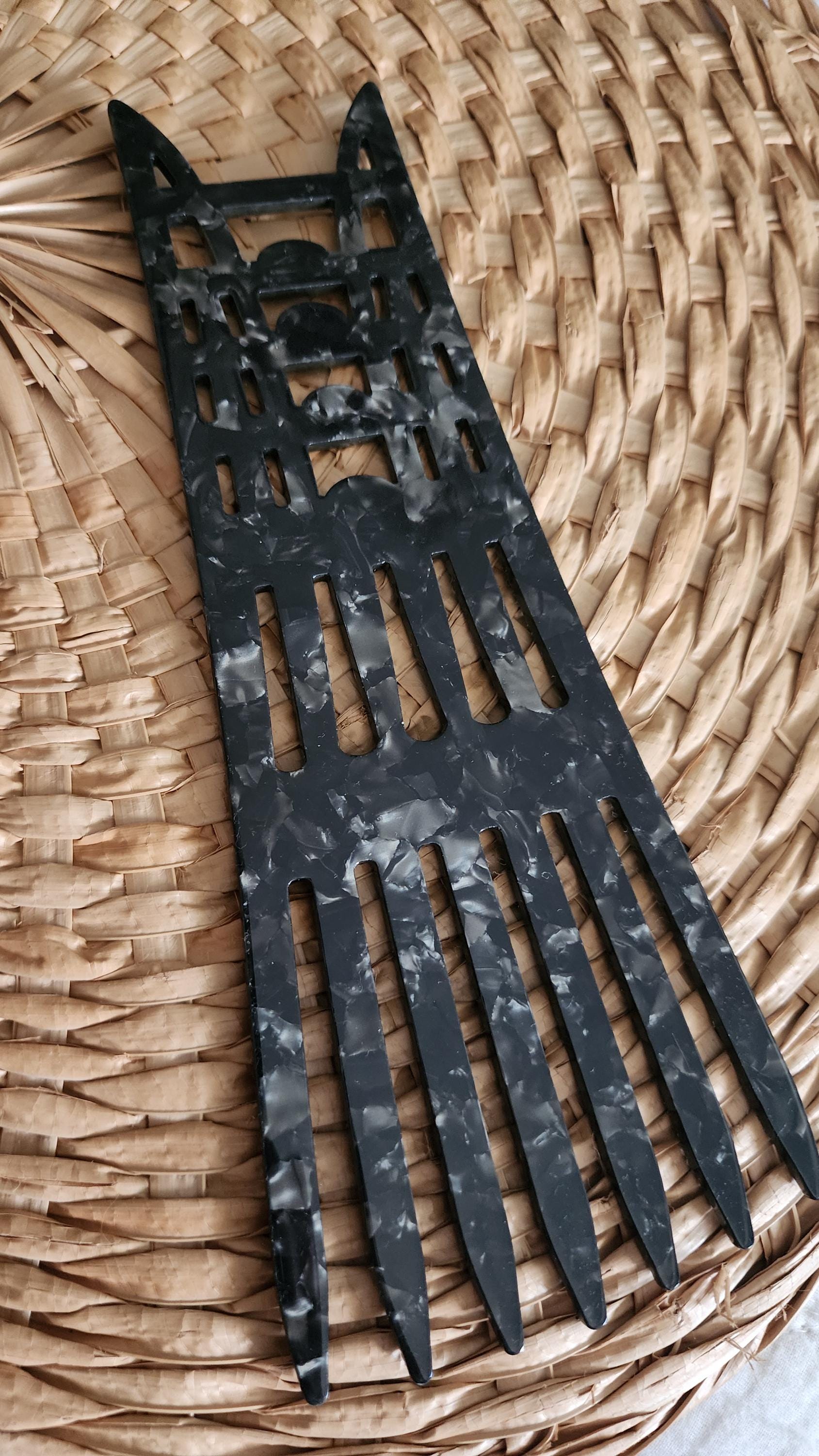 Polynesian Tortoise Shell Turtle Shell Selu Comb (7.5 In) - Etsy Australia