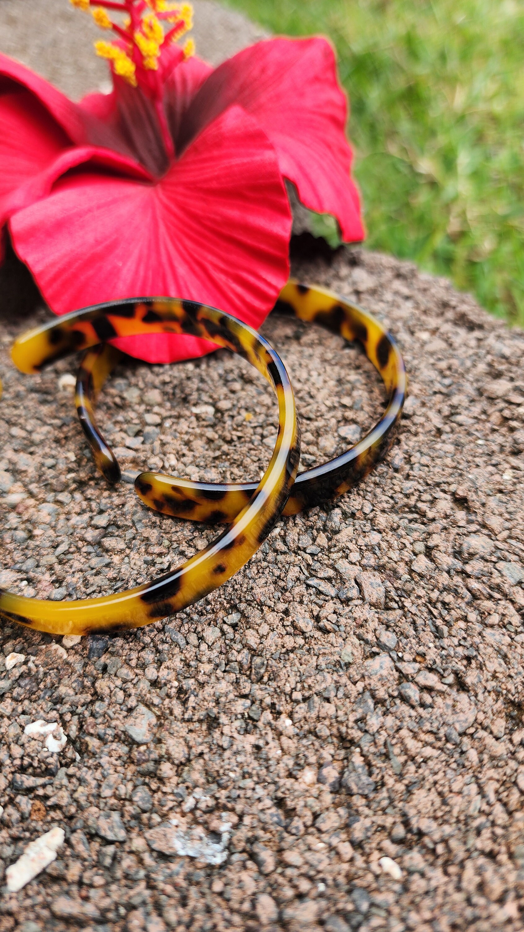 Polynesian Samoan Faux Turtle Shell Bangle (2 Pieces) - Etsy