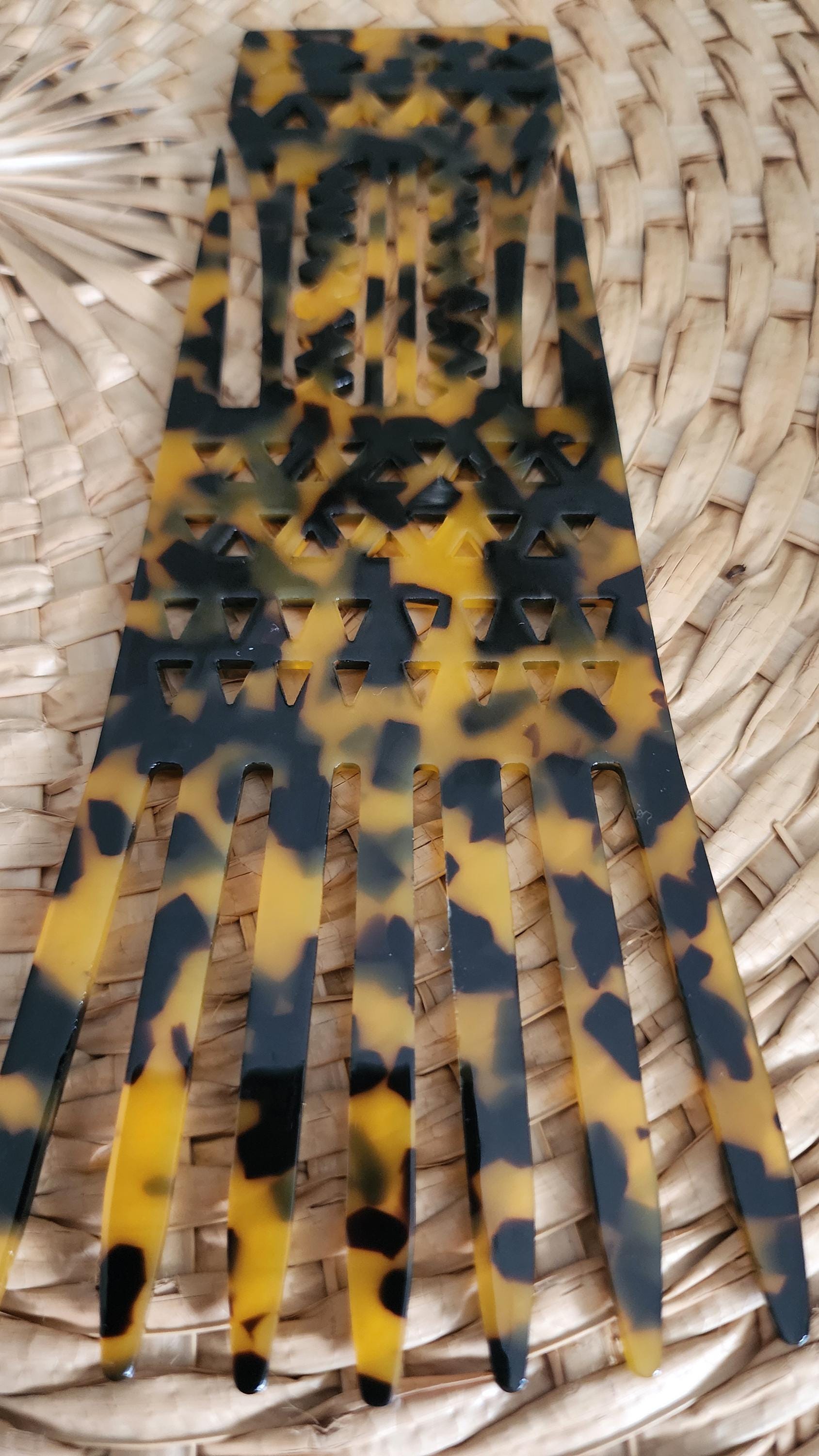 Polynesian Tortoise Shell Turtle Shell Selu Comb (7.5 In) - Etsy Australia
