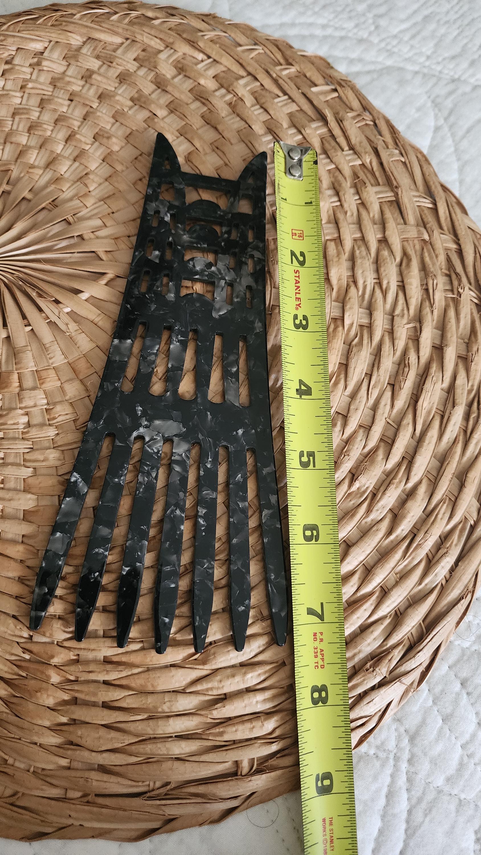Polynesian Tortoise Shell Turtle Shell Selu Comb (7.5 In) - Etsy Australia