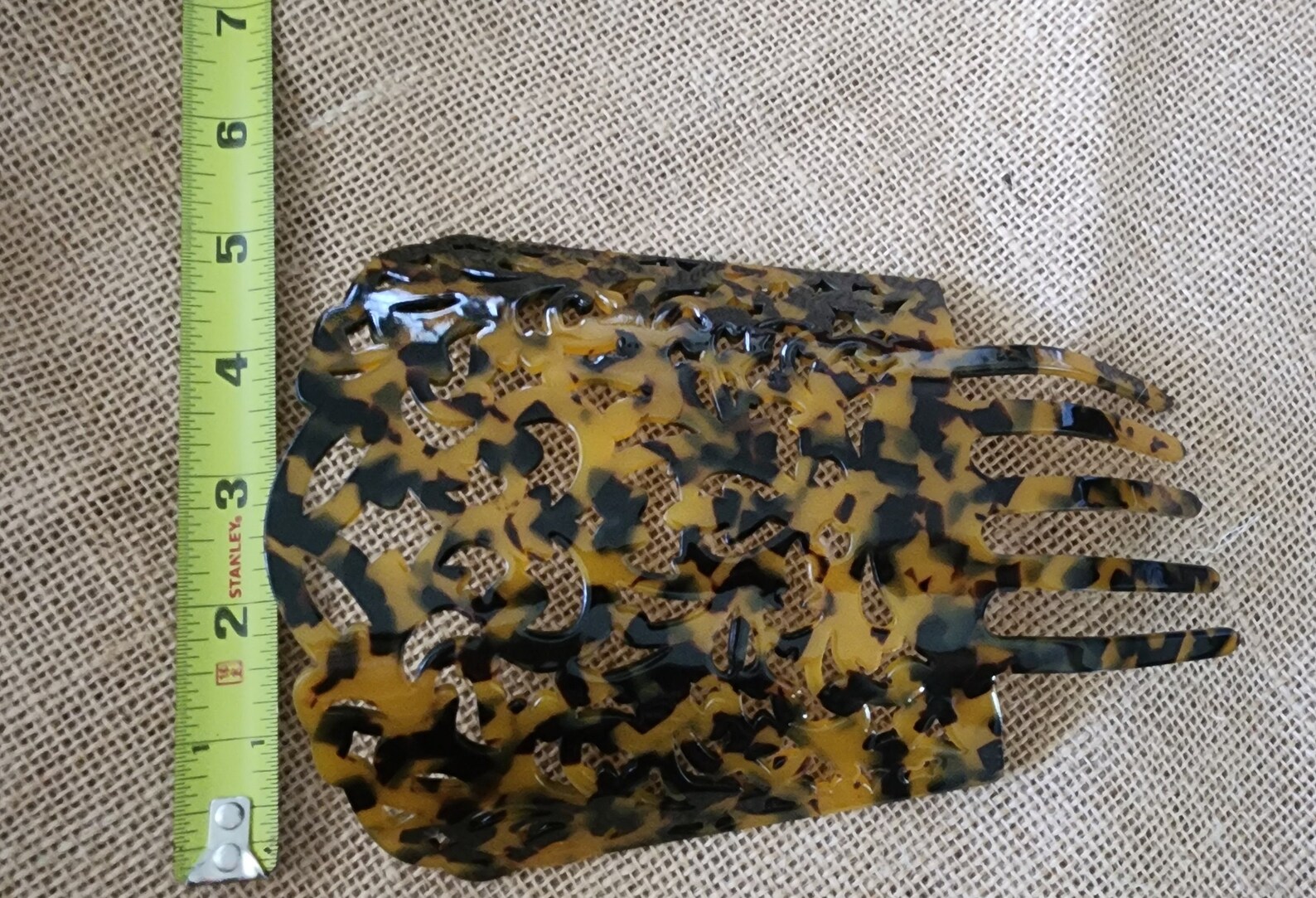 Faux Tortoise Shell Turtle Shell Vintage Inspired Victorian Comb - Etsy