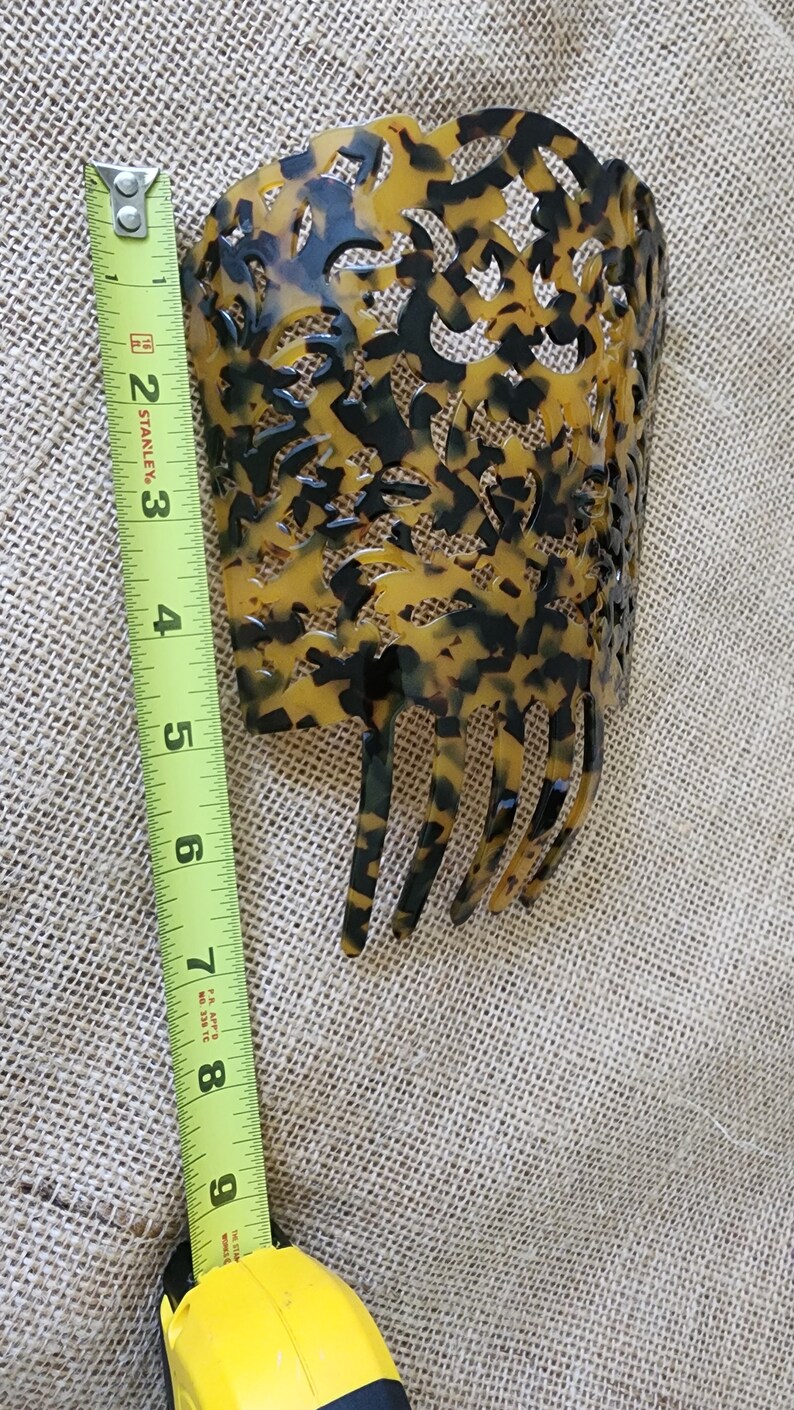 Faux Tortoise Shell Turtle Shell Vintage Inspired Victorian Comb - Etsy